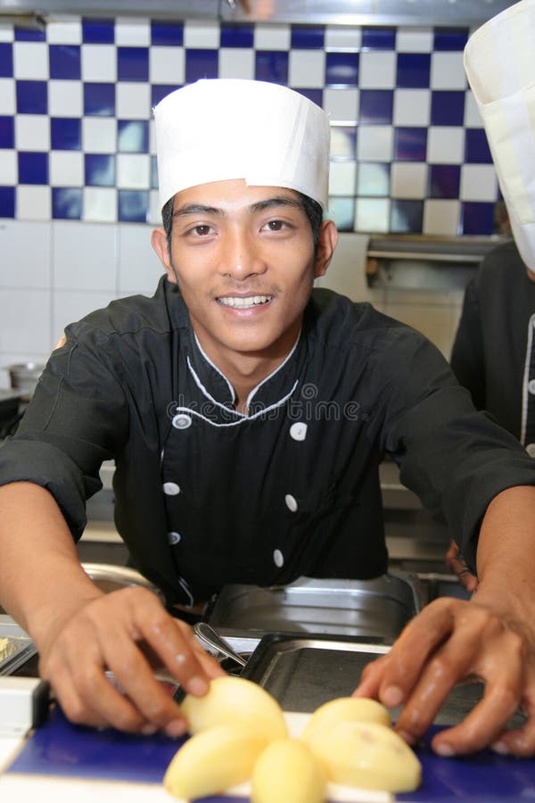 Chef at work stock image. Image of working, chef, hotel - 7574457