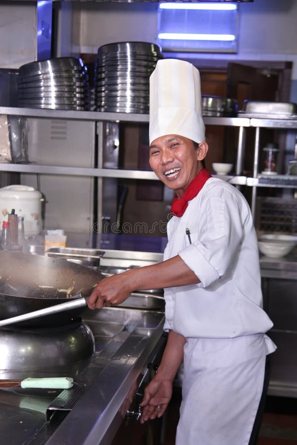 Chef at work stock photo. Image of employee, black, staff - 9895978