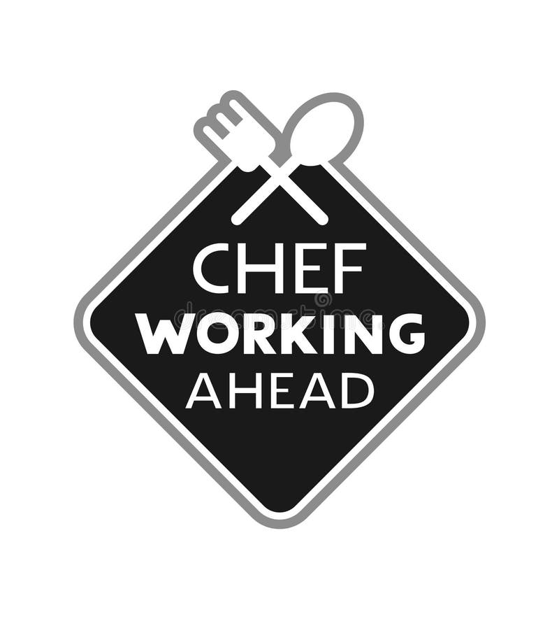 Chef work symbol stock vector. Illustration of professional - 277572821