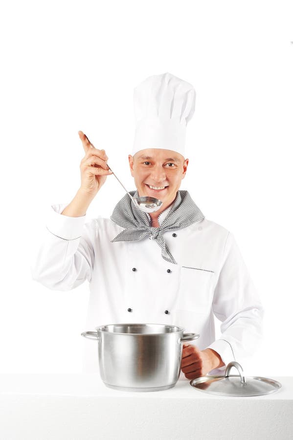 Chef stock image. Image of healthy, pose, cuisine, cooking - 39428287