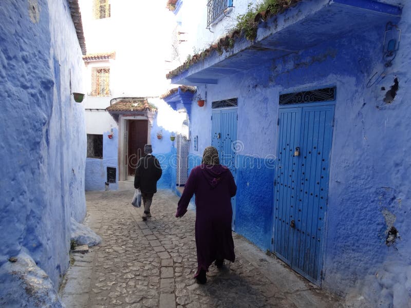 Chefchaouen, Ciudad Azul De Marruecos Fotografía editorial - Imagen de ...