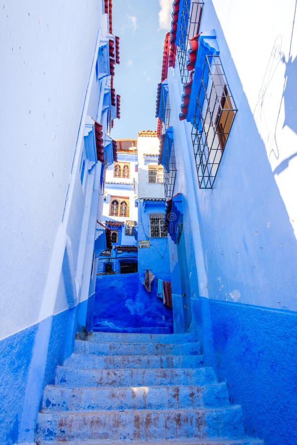 Chefchaouen, Ciudad Azul, Marruecos Imagen de archivo - Imagen de ...