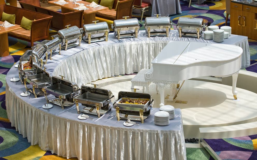 Cheffing dishes for buffet stock image. Image of buffet - 13314505