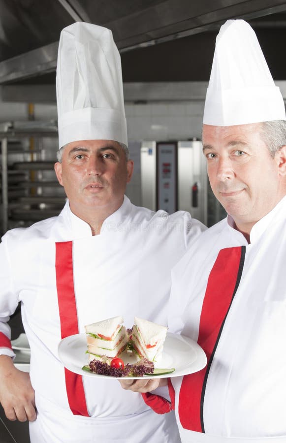 Chefs stock image. Image of eating, cookout, serving - 25735041