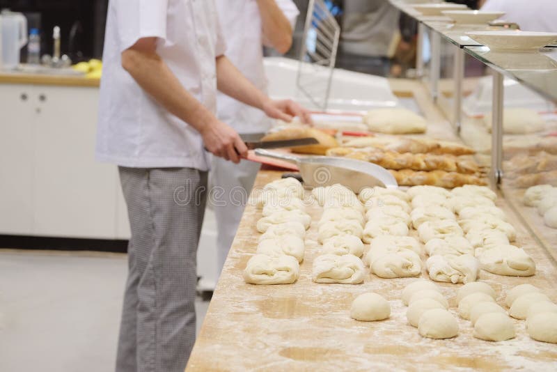 Chefs forming dough stock photo. Image of baking, order - 53438854