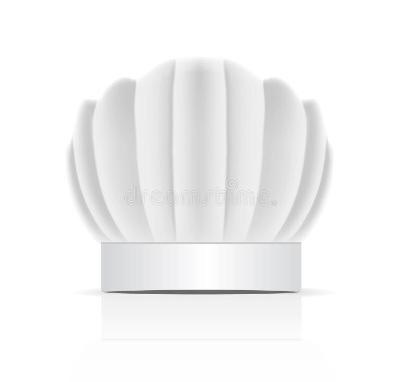 Chefs Hat Traditionally Called a Toque Blanche Stock Vector ...