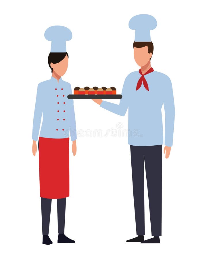 Chef job and occupation stock vector. Illustration of chefs - 133795107