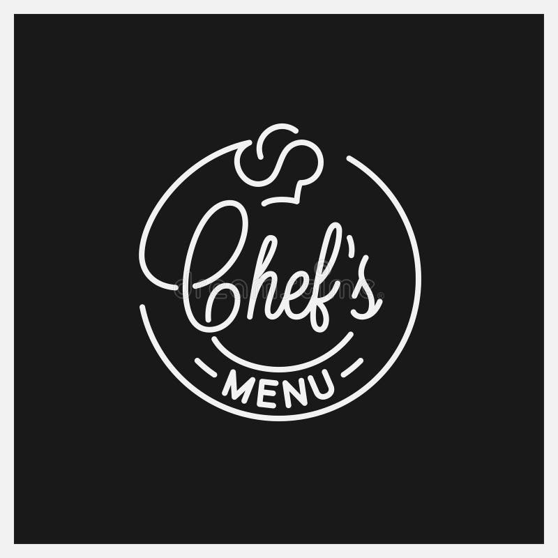 Chefs with big menu board stock vector. Illustration of concept - 240915342