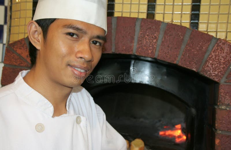Chefs pizza restaurant stock image. Image of employee - 6422109