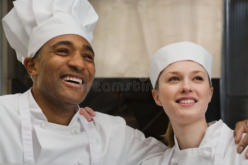 Chefs smiling stock image. Image of restaurant, group - 9761383