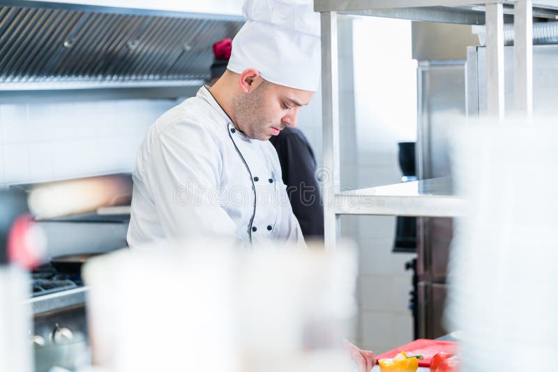 Chefs in Their Kitchen Working Stock Image - Image of hotel, occupation ...