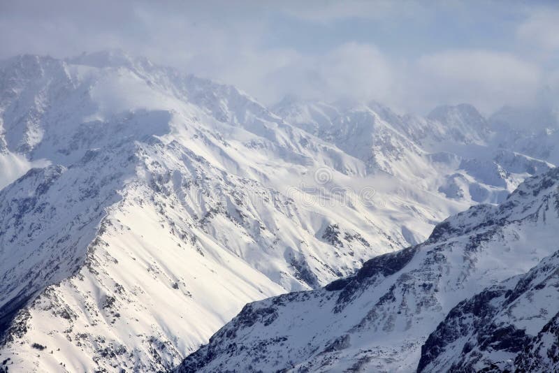 Cheget Mount stock photo. Image of snow, journey, hiking - 42774346