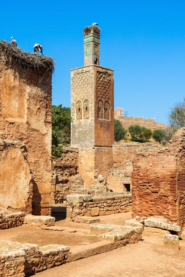 Chellah à Rabat photo stock. Image du ruines, nécropole - 78033712