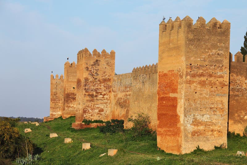 Chellah - Roman Buildings in Morocco Stock Photo - Image of moroccan ...