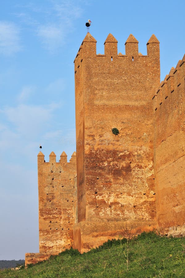 Chellah - Roman Buildings in Morocco Stock Photo - Image of moroccan ...