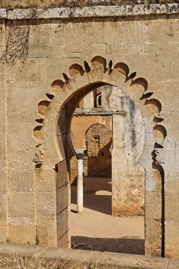 CHELLAH, a Historic Monument Stock Image - Image of nobility ...