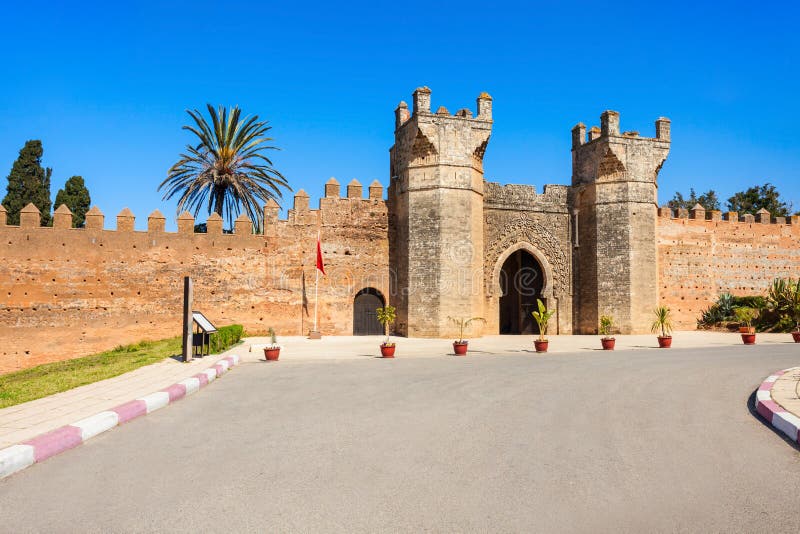 Chellah in Rabat stock foto. Image of vleermuis, moskee - 78033874