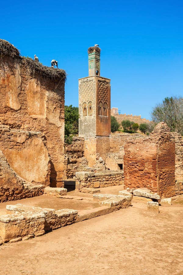 Chellah in Rabat stock foto. Image of moslim, poort, erfenis - 78033948