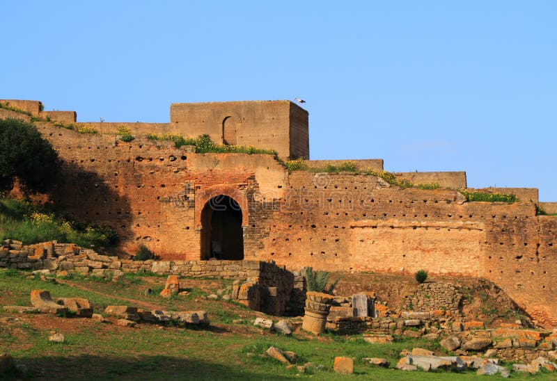 Chellah, Rabat, Maroc image stock. Image du afrique, remise - 44600285