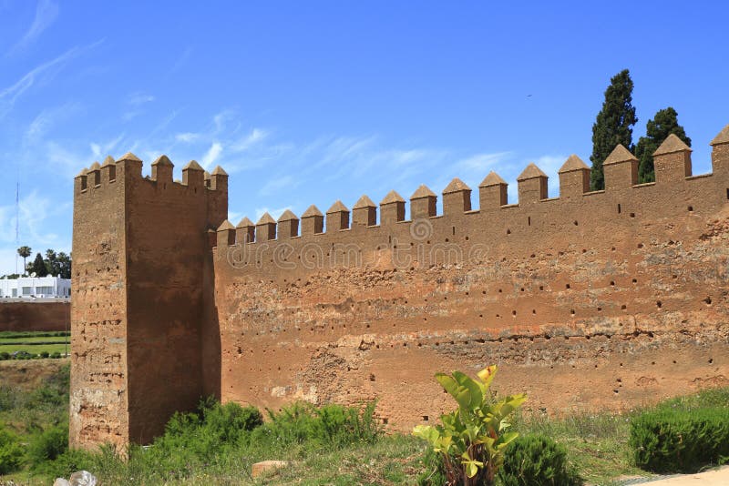 Chellah stock image. Image of mosque, capital, africa - 33247283