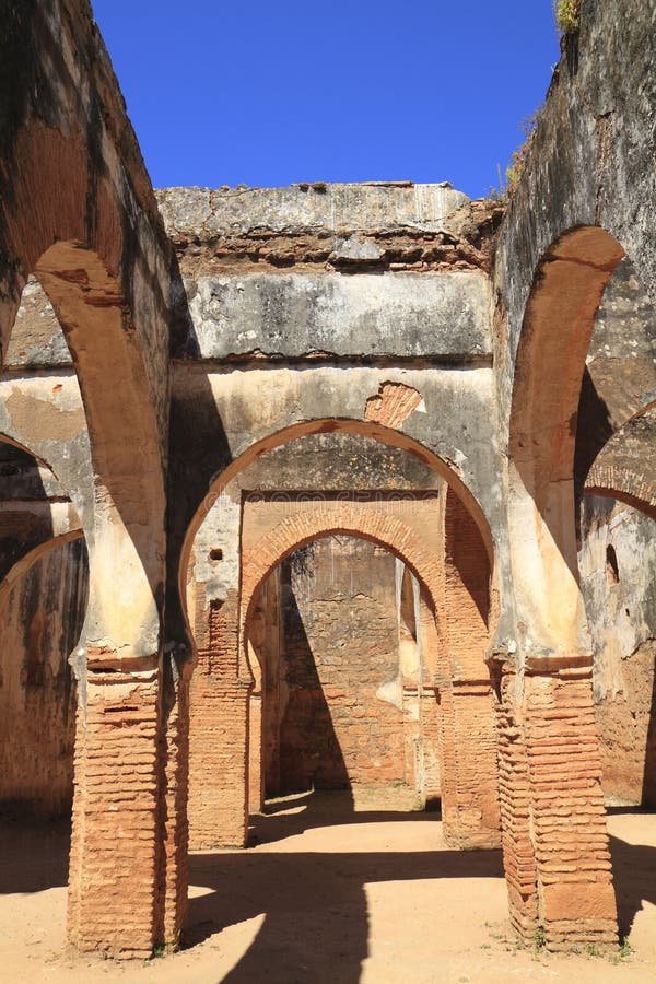 Chellah stock photo. Image of gate, fort, islamic, knight - 33245332