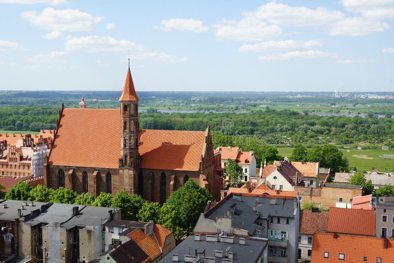 Chelmno in Poland stock image. Image of buildings, architecture - 44160617