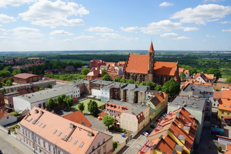 Chelmno in Poland stock image. Image of buildings, architecture - 44160617