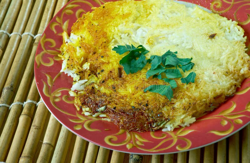 Chelo rice stock image. Image of pilaf, orient, tahchin - 81644777