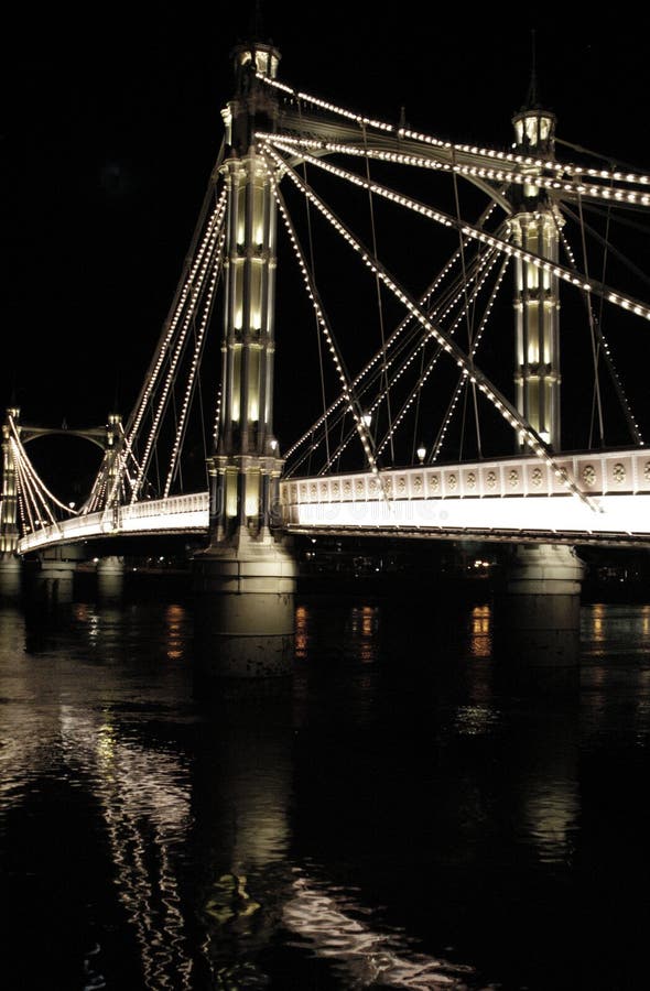 Chelsea Bridge stock photo. Image of bridges, london, river - 1425034
