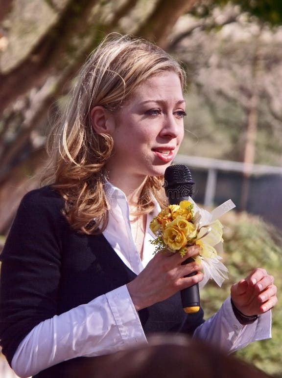 Chelsea Clinton Talks in South Texas Editorial Photo - Image of help ...