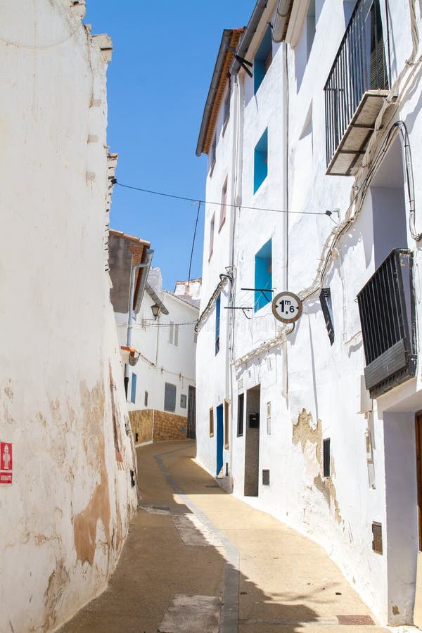 Chelva Village, Valencia, Spain in Summer Stock Image - Image of ...
