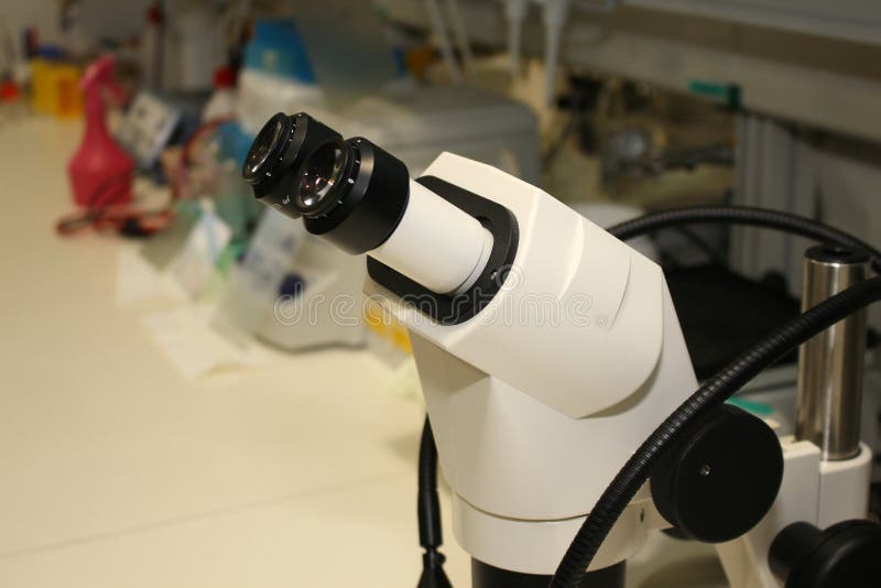 Chemestry Laboratory - Microscope Stock Photo - Image of analysis ...