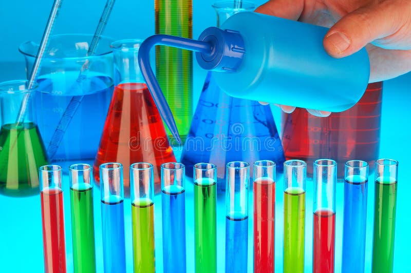 Chemia kolory obraz stock. Obraz złożonej z chemikalia - 64658673
