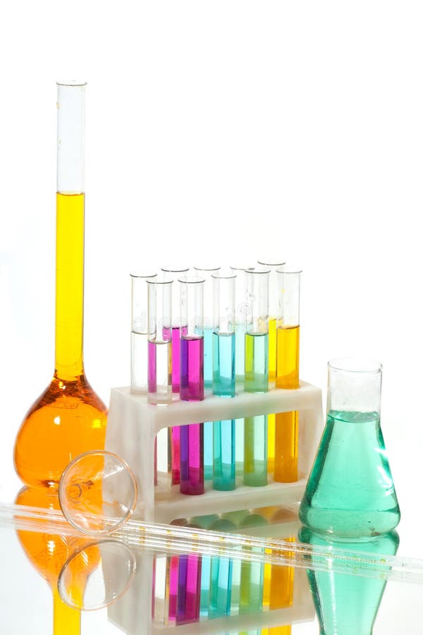 Chemia obraz stock. Obraz złożonej z kolorowy, ciecz, miara - 9742267
