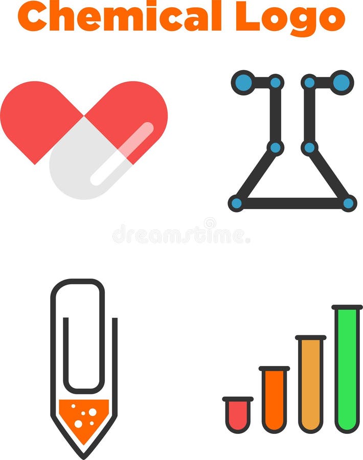 Chemica Logo Template illustration de vecteur. Illustration du logo ...