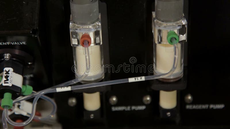 Chemical Analysis with Laboratory Modern Equipment Stock Footage ...
