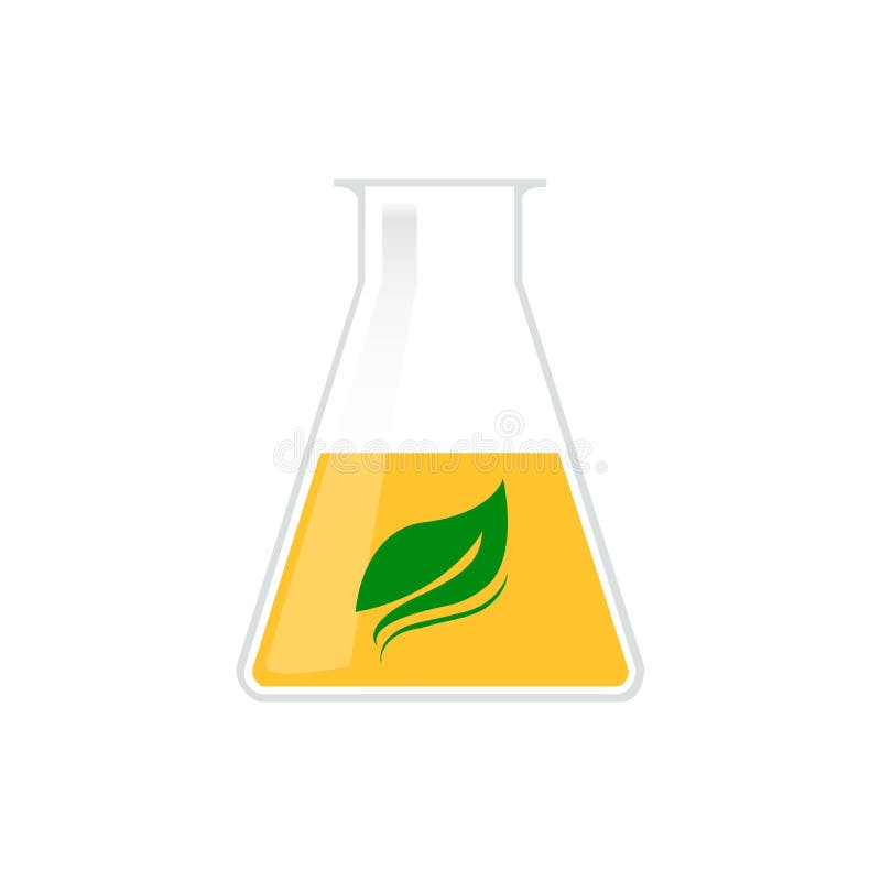 Chemical Beaker, Chemicals, Biological Substance, Vector Illustration ...