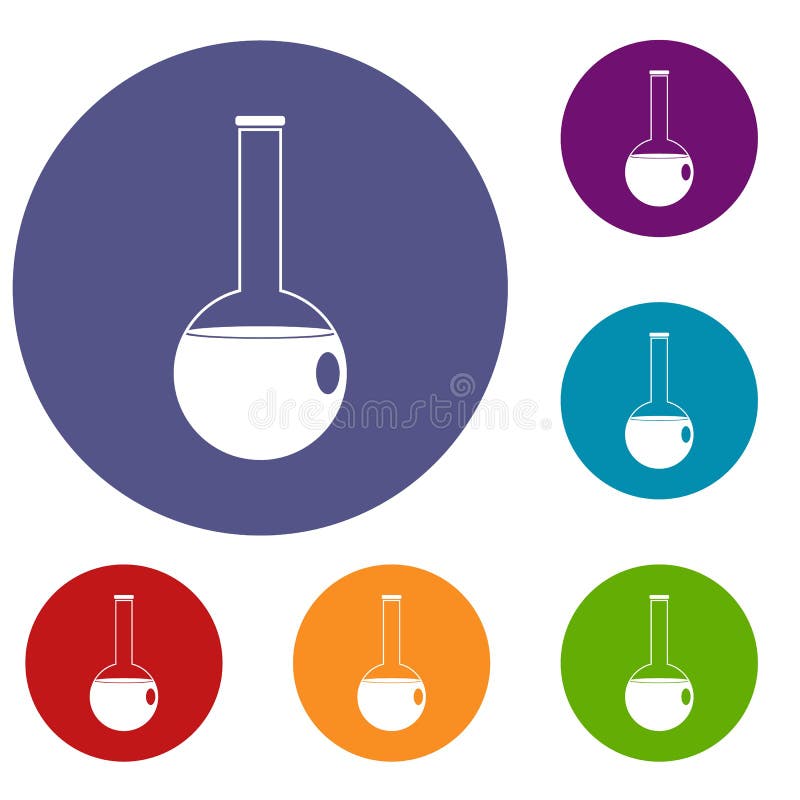 Chemical Round Red Icons Stock Illustrations – 170 Chemical Round Red ...
