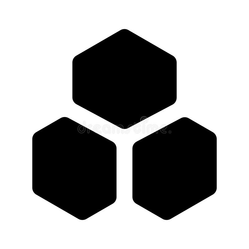 Chemical Bonding, Molecular Structure Icon Design in Editable Style ...