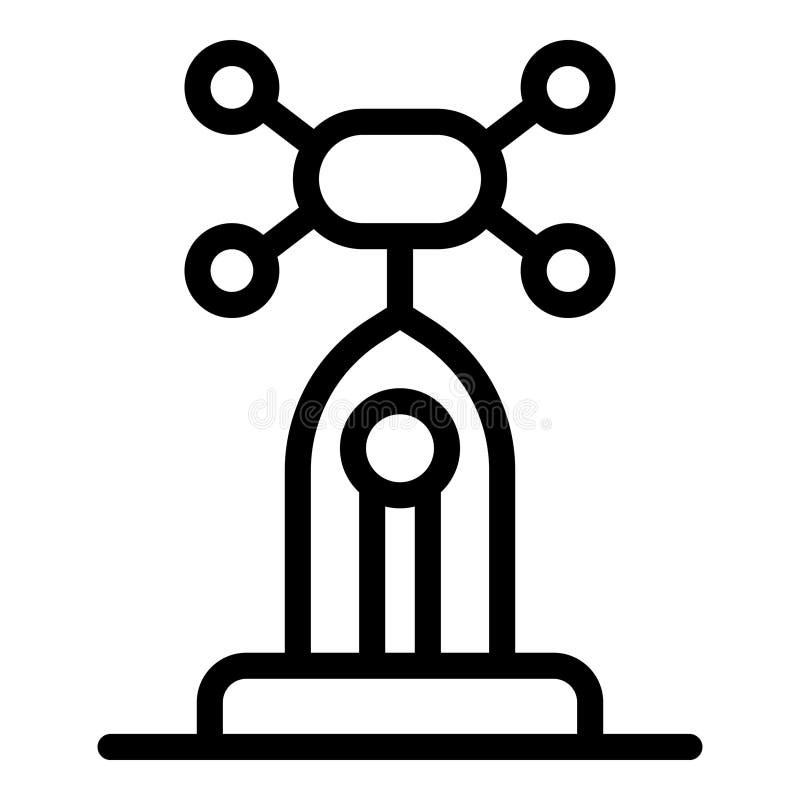 Chemical Bonds Icon Representing Molecule Structure Combining Atoms ...