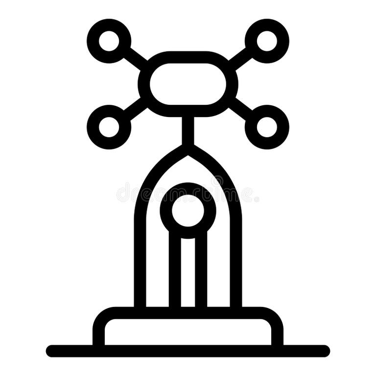 Chemical Bonds Icon Representing Molecule Structure Combining Atoms ...