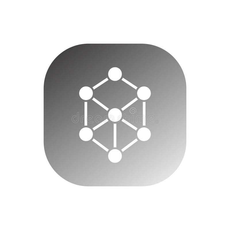 Chemical Compound Icon Vector Stock Vector - Illustration of organic ...