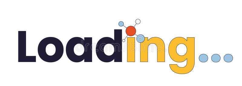 Chemical Compound Loading Text Stock Vector - Illustration of loader ...