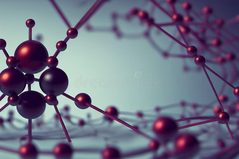 Chemical Compounds of Molecule Closeup and Atoms Scientific Research ...