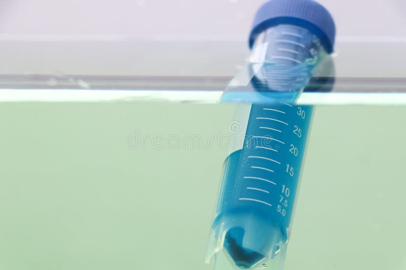 Chemical Container from Industry or Laboratory Fall Under Water Stock ...