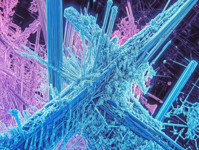 Chemical Crystallization in Drug Development Stock Photo - Image of ...