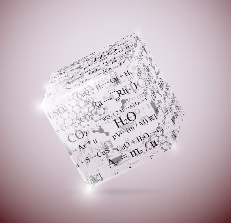 Chemical cube stock vector. Illustration of chemical - 24334912