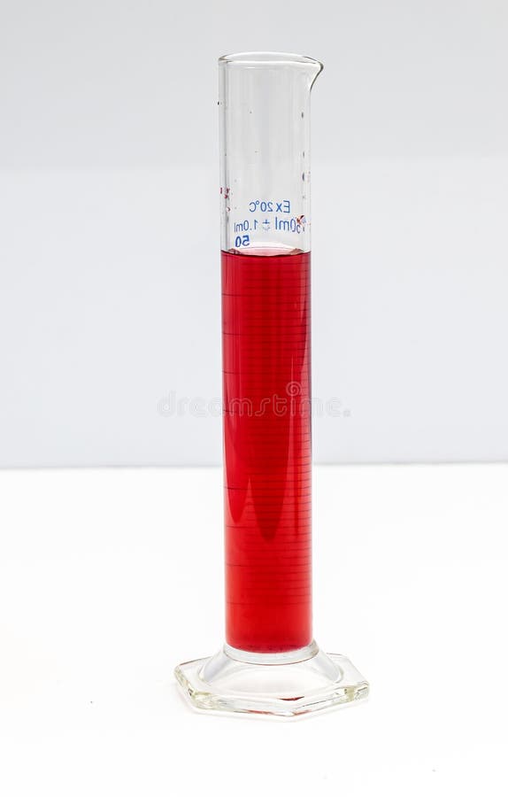 Chemical Cylinder - Lab Glassware. Chemical Measuring Cylinder With ...