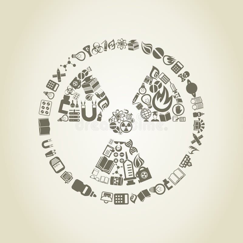 Chemical danger a science stock vector. Illustration of gear - 53219620