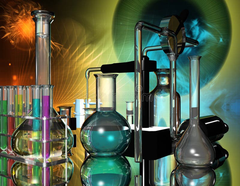 Chemical devices stock illustration. Illustration of sample - 10604192